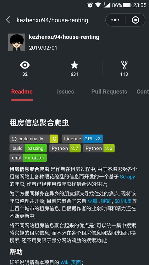 Github Kezhenxu94mini Github Github Wechat Mini Program