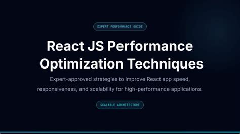 Ppt React Js Performance Optimization Techniques Powerpoint