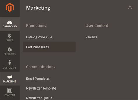 magento 2 use cart pricing rules customer paradigm