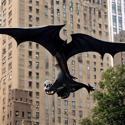 How To Draw Toothless Flying