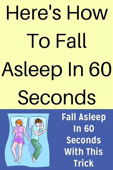 Having trouble sleeping here s how to fall asleep in just 60 seconds – Artofit