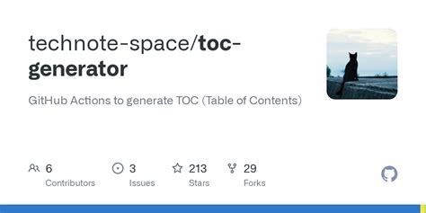 Github Technote Spacetoc Generator Github Actions To Generate Toc
