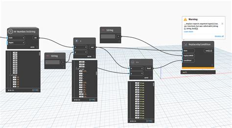 Error With Replacebycondition In Dynamo Revit Dynamo