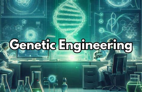 Genetic Engineering To Alter Organisms Dna For Various Purposes Infotainingyou