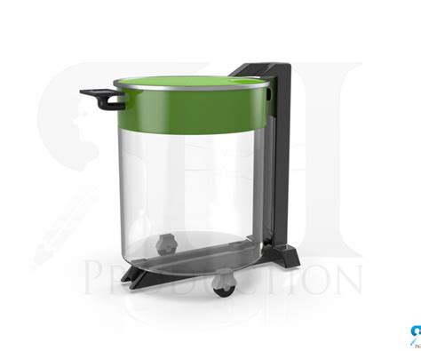 Artstation Automatic Dust Bin Design Resources