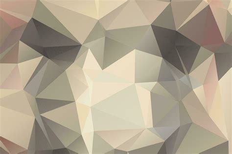Abstract Gray Background Low Poly Textured Triangle Shapes In Random Pattern Trendy Lowpoly
