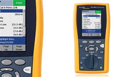 Dtx Cableanalyzer™ Fluke Networks Gsamart Catalog