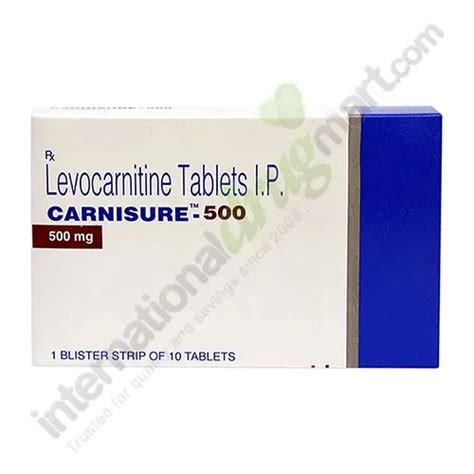 Comprar Levocarnitina 500 Mg En Línea A Un Precio Asequible