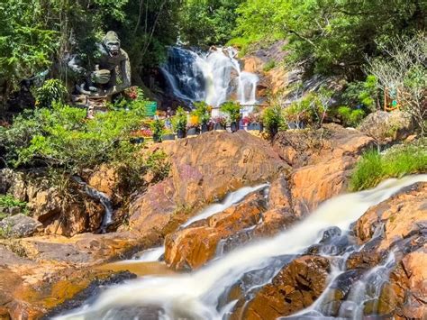 Datanla Waterfall In Da Lat Vietnam Editorial Photo Image Of Natural