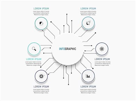 Premium Vector Business Data Visualization Process Chart Abstract