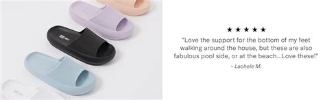 32 Degrees Womens Cloud Slide Slip On Waterproof