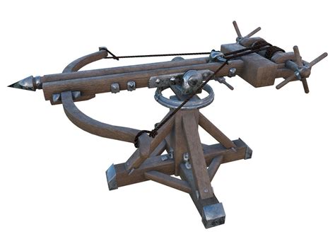 3d Model Ballista Vr Ar Low Poly Cgtrader