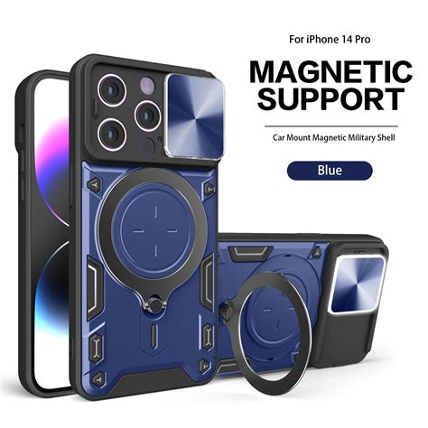 Magsafe Magnetic Camera Protection Case For Iphone 14 Pro Max Armor