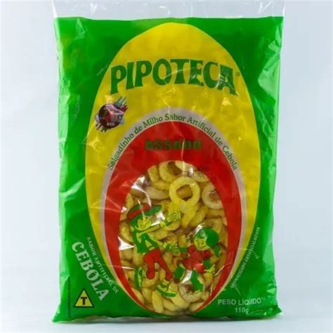 2 Salgadinho Pipoteca Sabor Cebola 110g Mercadolivre