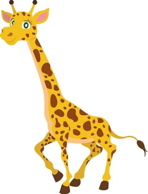 Clipart Vector Giraffe Cartoon Cute Giraffe