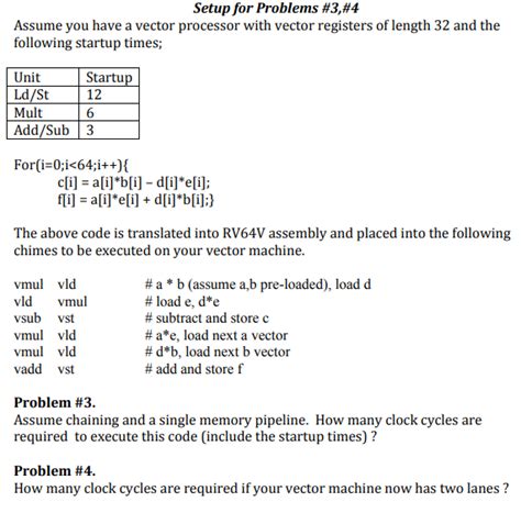 Solved Setup For Problems 34 Assume You Have A Vector