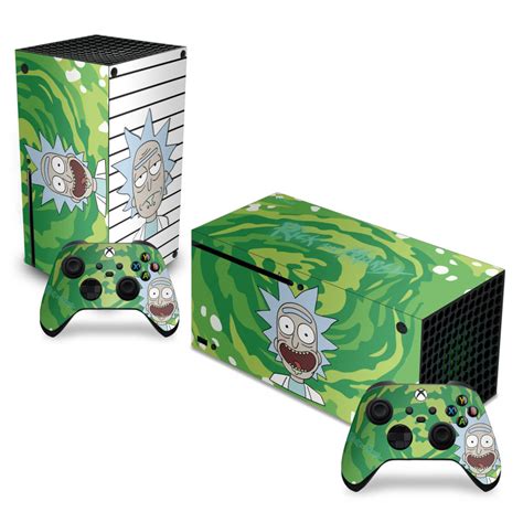 Skin Anti Rage Xbox Series X Horizontal Rick And Morty Pop Arte Skins