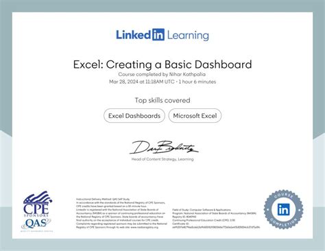 Nihar Kathpalia On Linkedin Certificate Of Completion