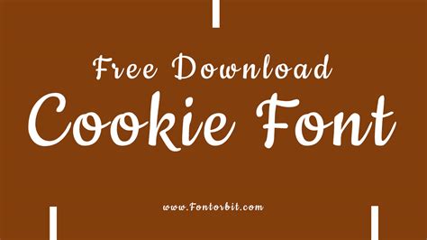 Cookie Font Perfect For Invitations And Logos