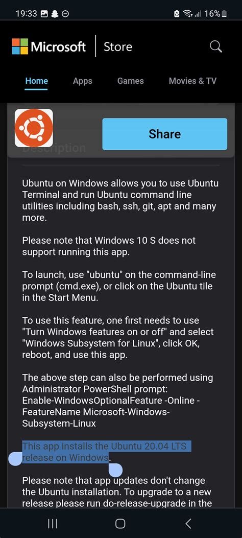 What Is The Difference Between These Windows WSL Ubuntu Vs Ubuntu LTS In The Windows