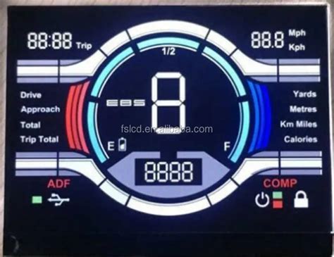 Hot Sale Lcd Screen Colour Va Numeric Lcd Display Module Custom 5 Digit 7 Segment Lcd Display