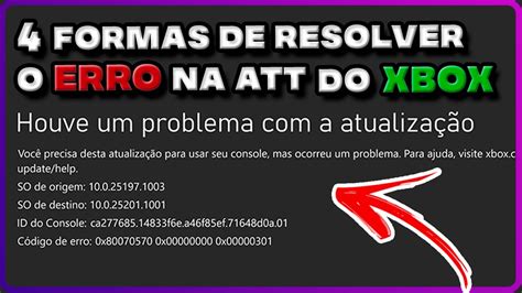 resolvendo erro na atualizaÇÃo do xbox one e xbox series 2022 youtube