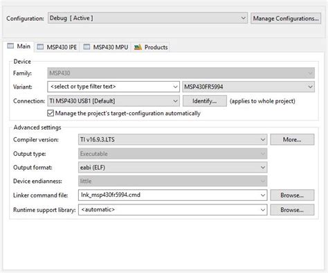 CCS MSP430FR5994 Warnings Errors Incompatible Redefinition Of Macro And Declarations Using