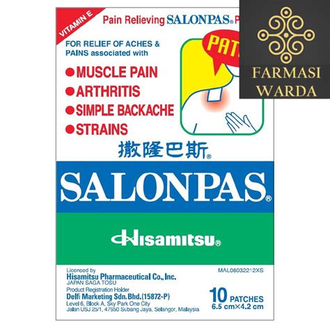 Hisamitsu Salonpas Medic Patch 10s Exp 112024 Shopee Malaysia