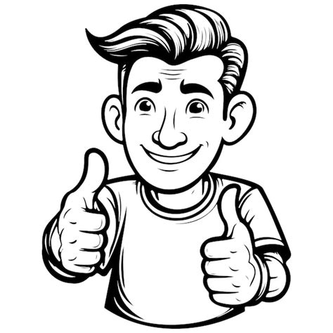 Thumbs Up Cartoon Drawing Images Free Download On Freepik