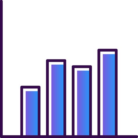 Bar Chart Gradient Filled Icon 42732355 Vector Art At Vecteezy