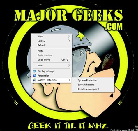 How To Add System Protection Context Menu In Windows MajorGeeks