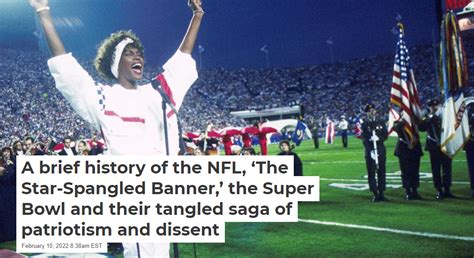 A Brief History Of The Nfl ‘the Star Spangled Banner The Super Bowl And Their Tangled Saga Of