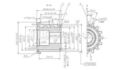 Dc Motor Commutator 32 Segments Starter Riser Type Commutator For Power Tool Armature Ningbo