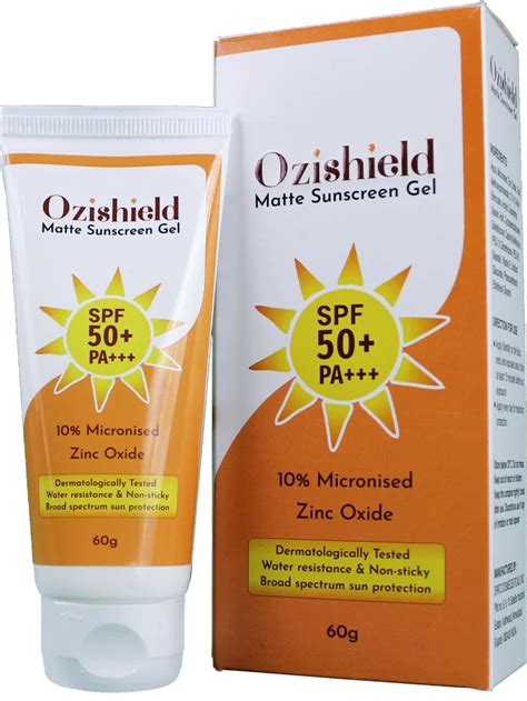 Ozishield Matte Sunscreen Gel Spf 50 Packaging Size 60 Gm At ₹ 610