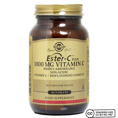 Solgar Ester C Plus 1000 Mg 60 Tablet C Vitaminleri