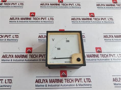 Weigel Eq 96 Volt Meter 200v Aeliya Marine