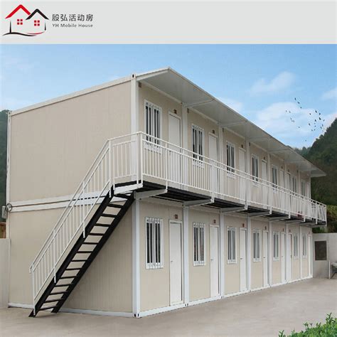 Multi Layer Stackable Prefab House Container Type House Flat Pack