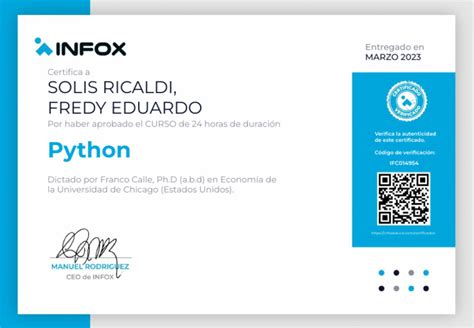 Certificado Python Solis Ricaldi Pdf