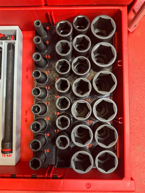 Impact Socket Organizer Inserts 10 Spot Tools