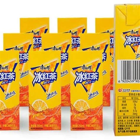 康师傅 冰红茶 Kangsifu Iced Red Tea 250ml 2387 Lazada