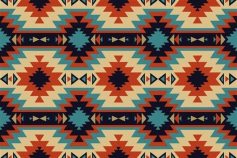 Colorful Native Southwestern Pattern Graphic By Parinya Maneenate