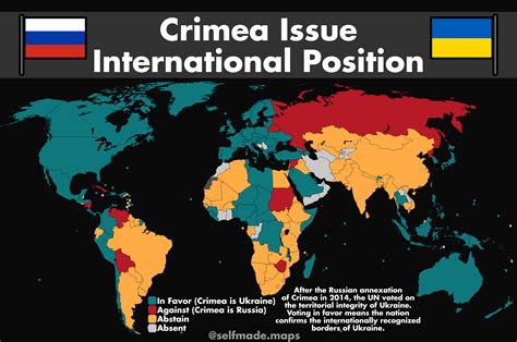 Crimea Issue International Position Mapporn