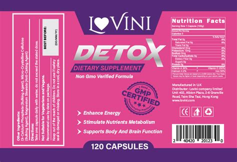 Detox Label On Behance