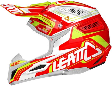 Leatt Gpx 55 V05 Kypärä Oranssikeltavalkoinen