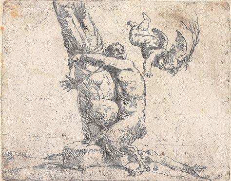 Cupid Whipping A Satyr” By Jusepe De Ribera In Blanton Museum Of Art