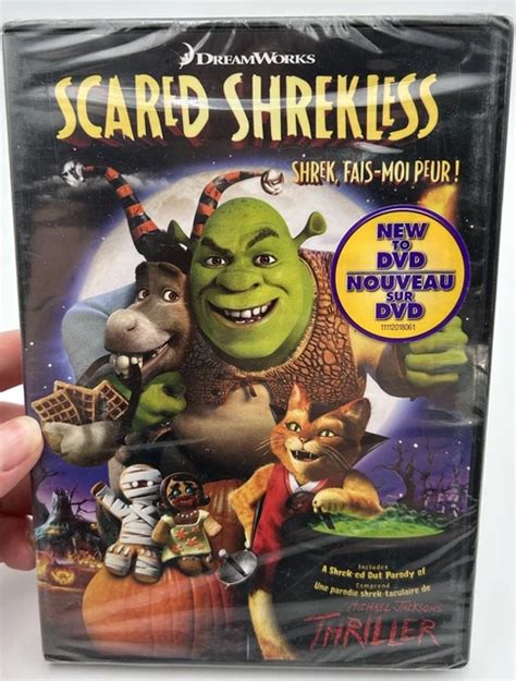 Scared Shrekless Dvd 2011 Dreamworks Spooky Stories Thriller Parody