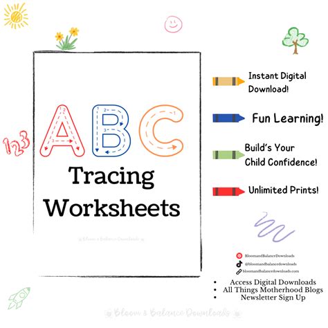 Abc Tracing Worksheets Worksheets Library