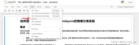 nlp实验三：自然语言处理的应用——基于mindspore的情感分类实验 mindspore文本分类情感分析 csdn博客