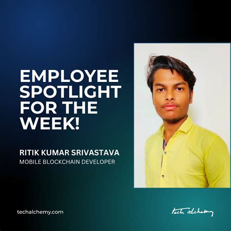 Tech Alchemy On Linkedin Spotlight Code Employeespotlight Blockchain Mobiledevelopment