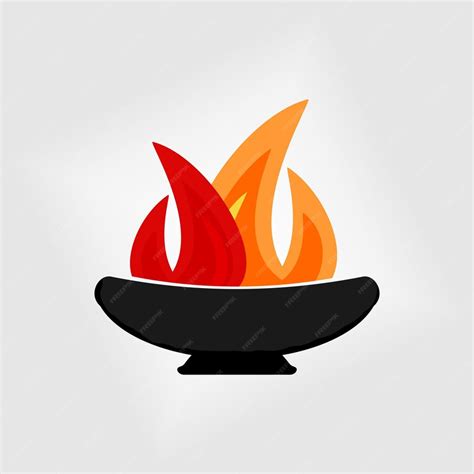 Premium Vector Torch Design Vector Flat Style Design Also Suitable